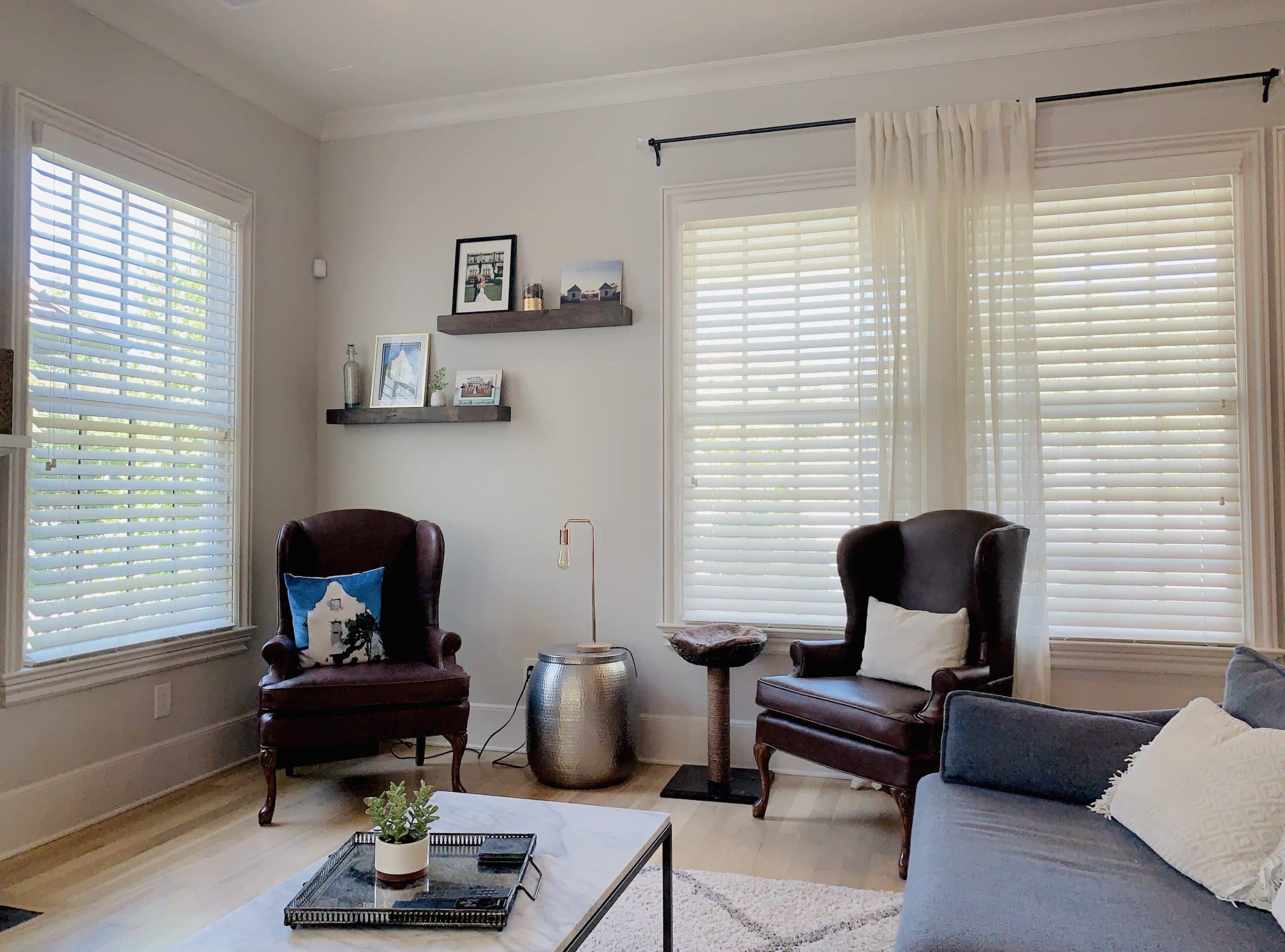 Faux Wood Blinds | Custom Window Blinds | Acadia Shutters